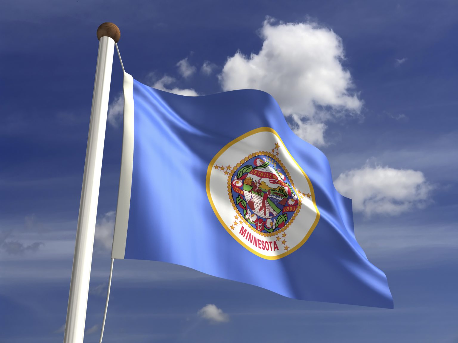 Minnesota State Flag | Veterans Flag Depot